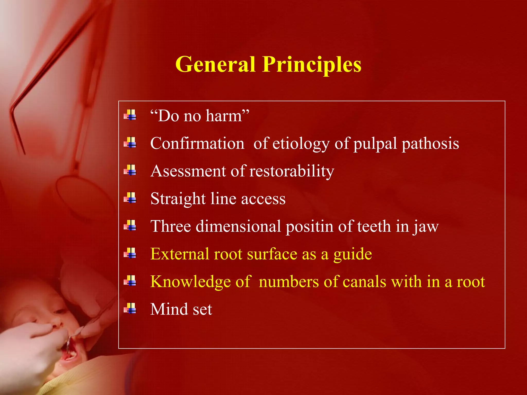 Locating root canal orifice in molar RCT | PPT