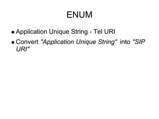 Locating SIP Server & ENUM | PPT