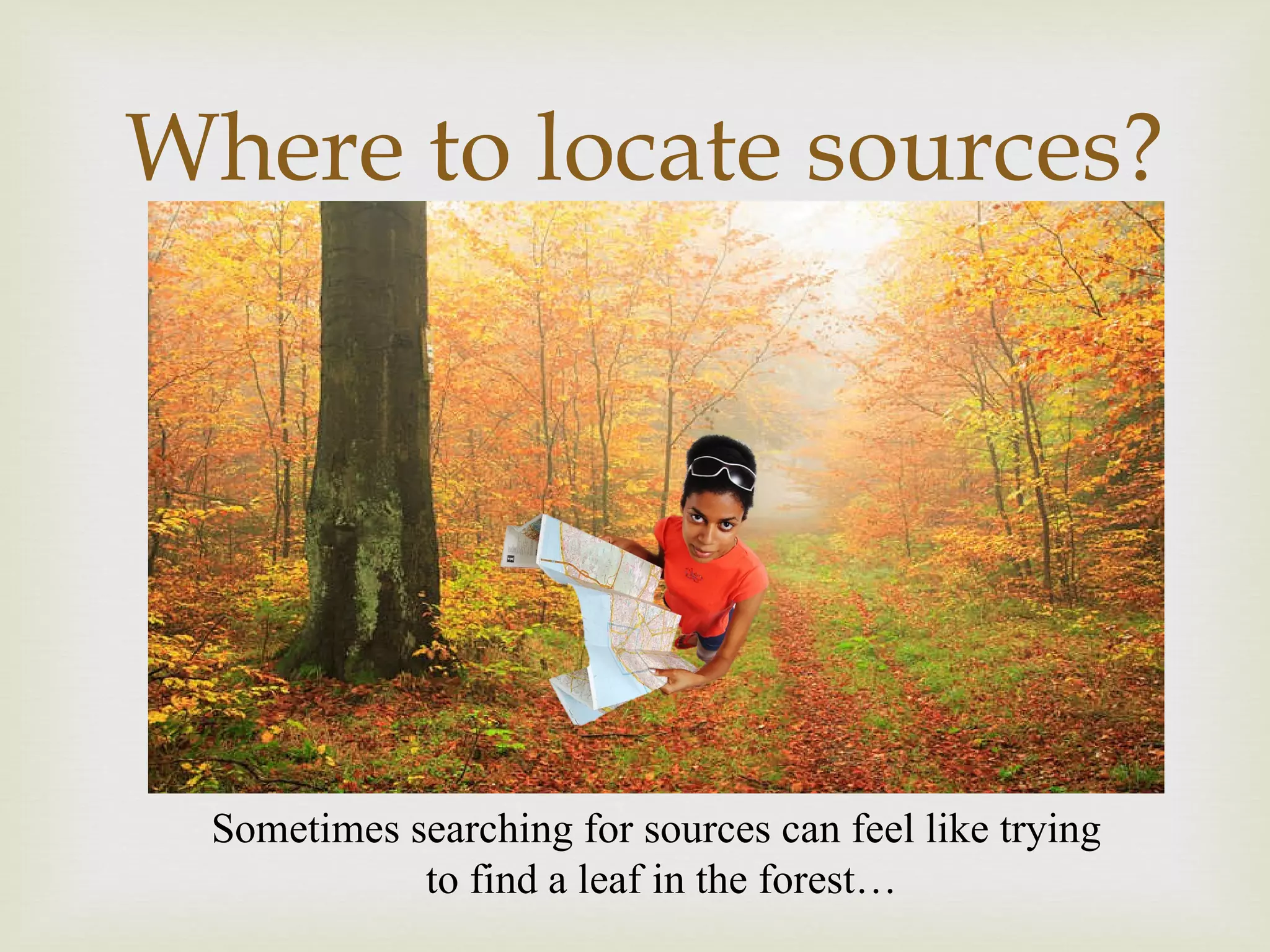 Locating Sources Review Presentation Ppt
