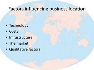 Locating the business | PPTX