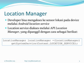 Android Location | PPT