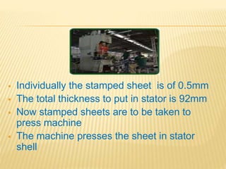 Electric induction Motor construction | PPT