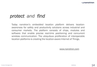 GeoMonday 2016.2 – nanoton - swarm bee location-awareness technology | PDF