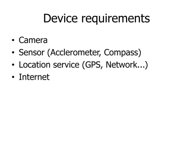 Location based AR & how it works | PPT