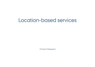Location based services | PDF