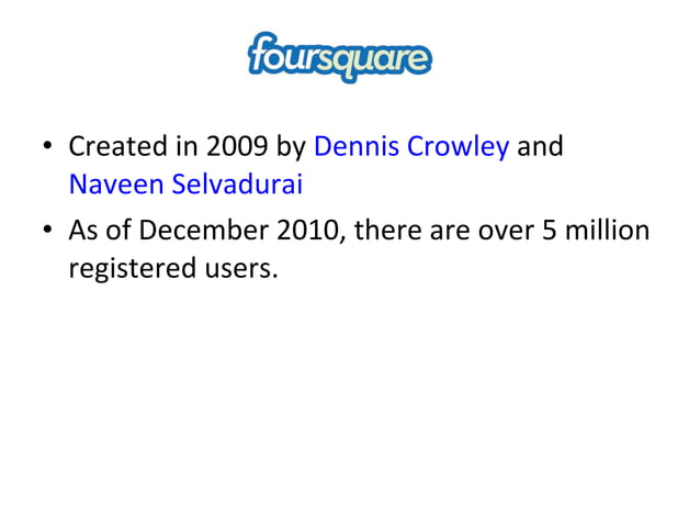 Location Based Social Networking Ppt