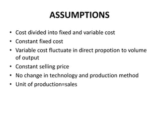 Locational break even analysis | PPTX