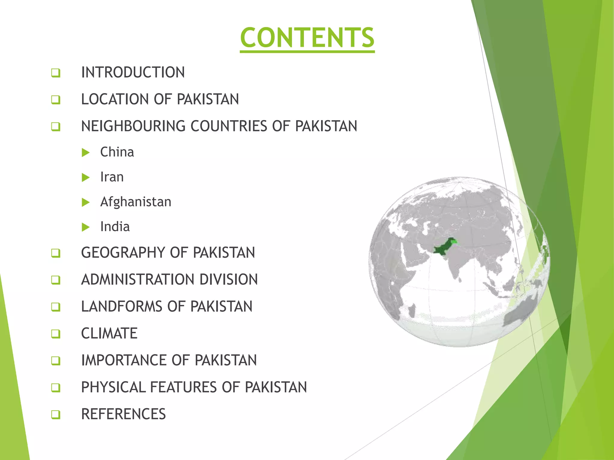 Location And Geography Of Pakistan | PPTX