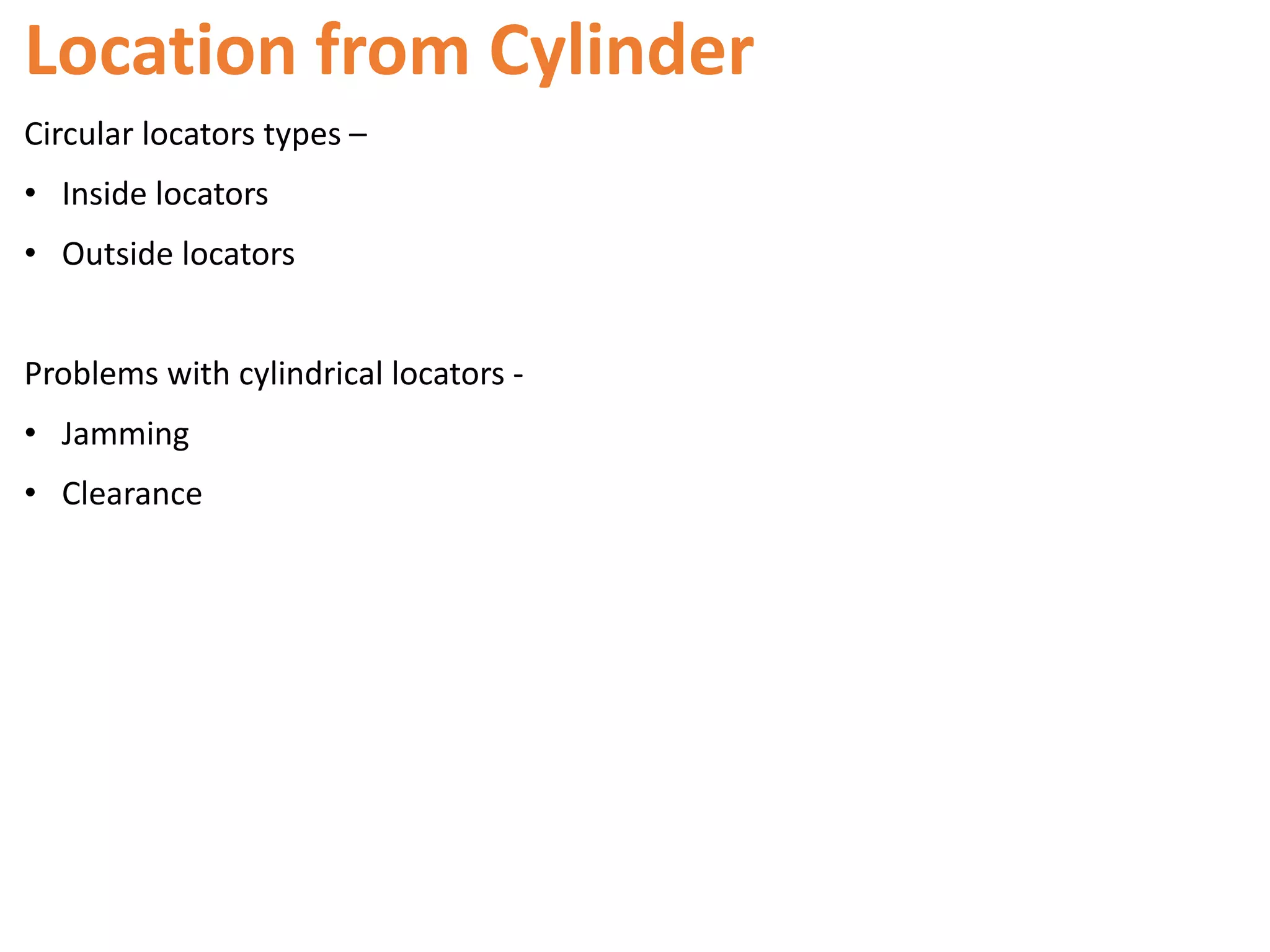 Location and locating devices used in jigs and fixtures | PDF