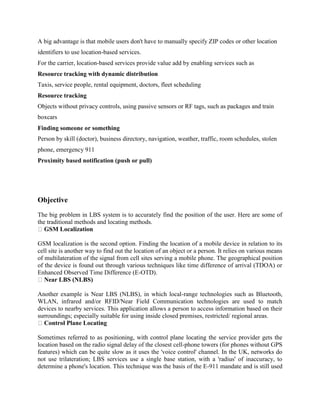 Location based advertisement system with voice announcement system | DOCX