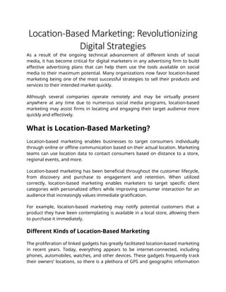 Location Based Marketing Revolutionizing Digital Strategies.docx