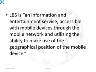 Location & interest based networking | PPTX