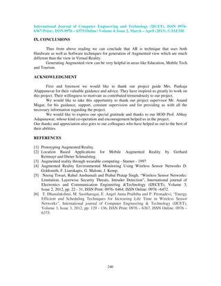 Location based services using augmented reality | PDF