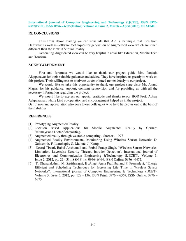 Location based services using augmented reality | PDF