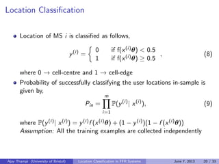 Location Classification in Fractional Frequency Reuse (FFR)-based Systems | PDF | Computer ...