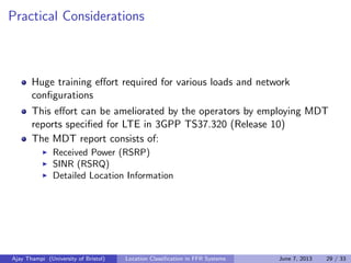 Location Classification in Fractional Frequency Reuse (FFR)-based Systems | PDF | Computer ...