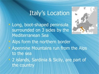 Locationclimateandnaturalresourcesofitalyandgermany | PPT