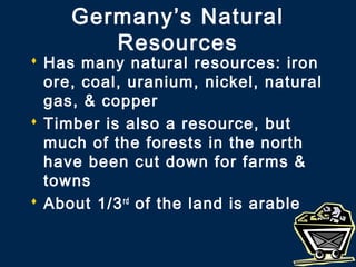 Location, climate, and natural resources of Italy and Germany | PPT