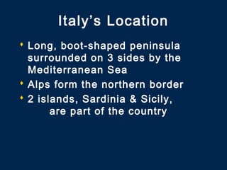Location, climate, and natural resources of Italy and Germany | PPT
