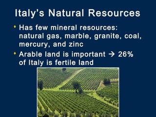 Location, climate, and natural resources of Italy and Germany | PPT