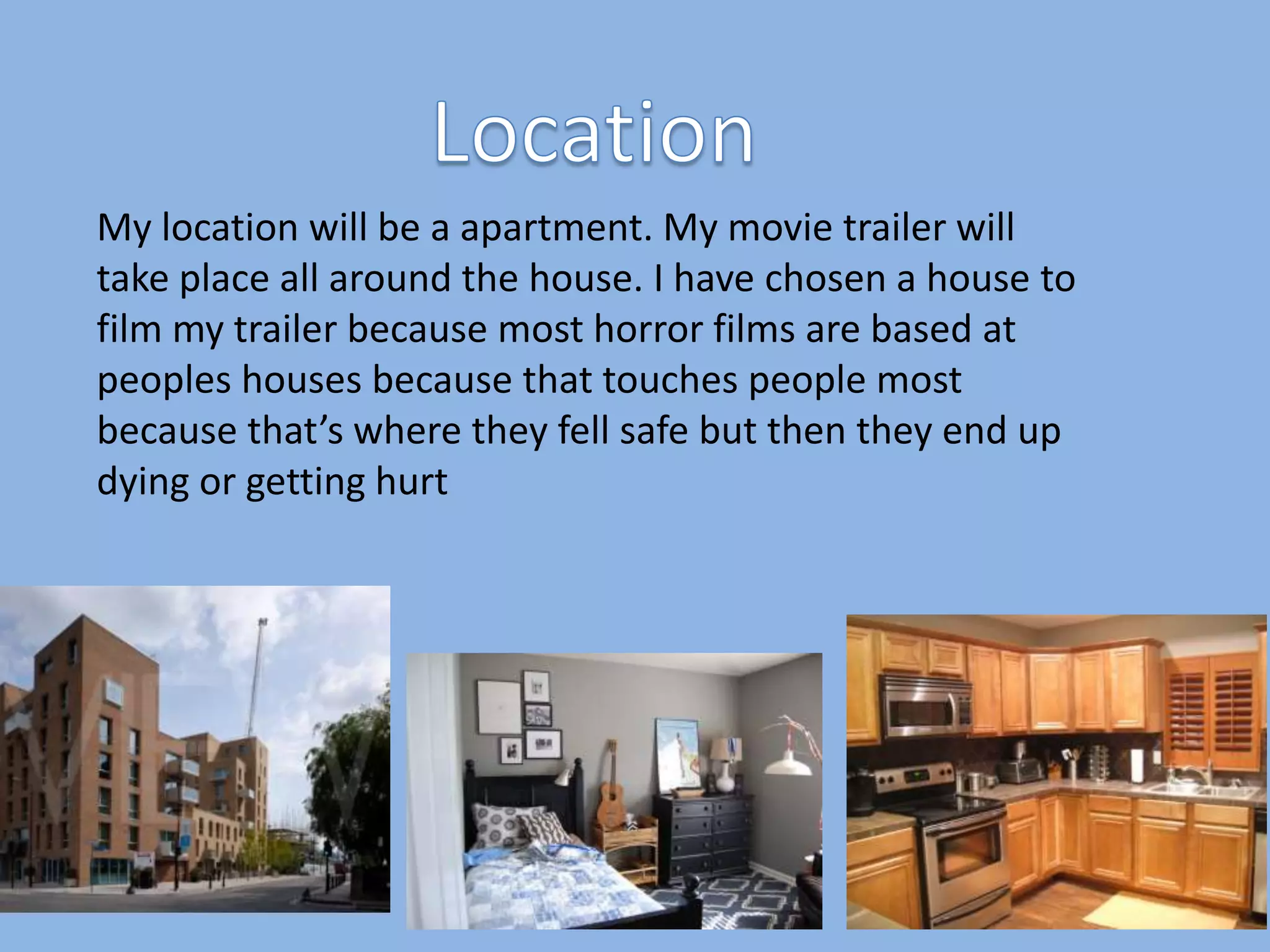 Location costume props and budget EF | PPT