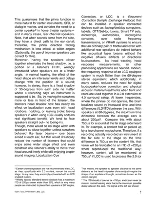 Localization Cue Correction | PDF | Digital Audio | Computer Software ...