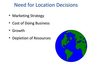 Location decision | PPT