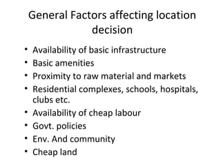 Location decision | PPT