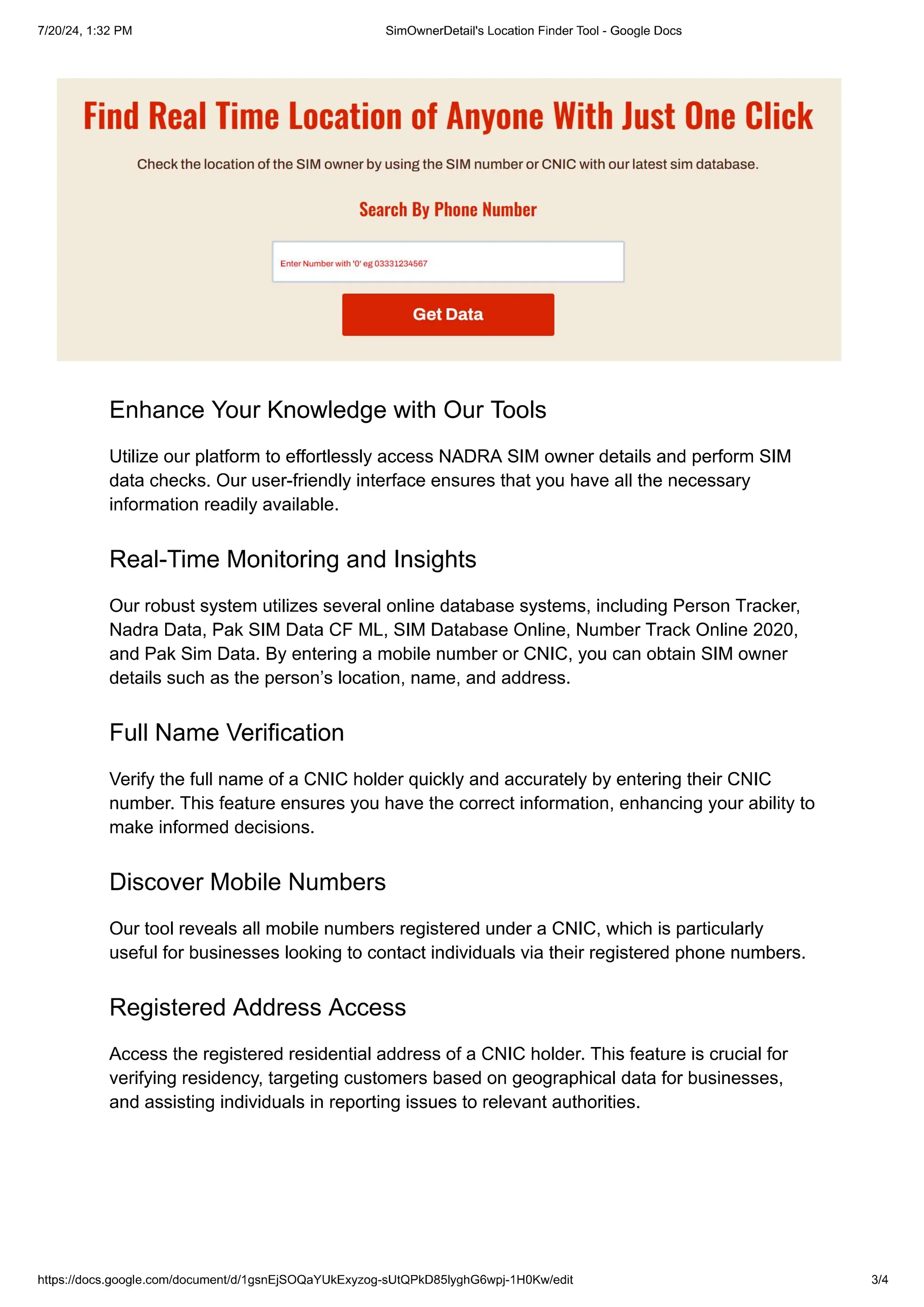 Location Finder Tool of Sim Owner Detial.pdf