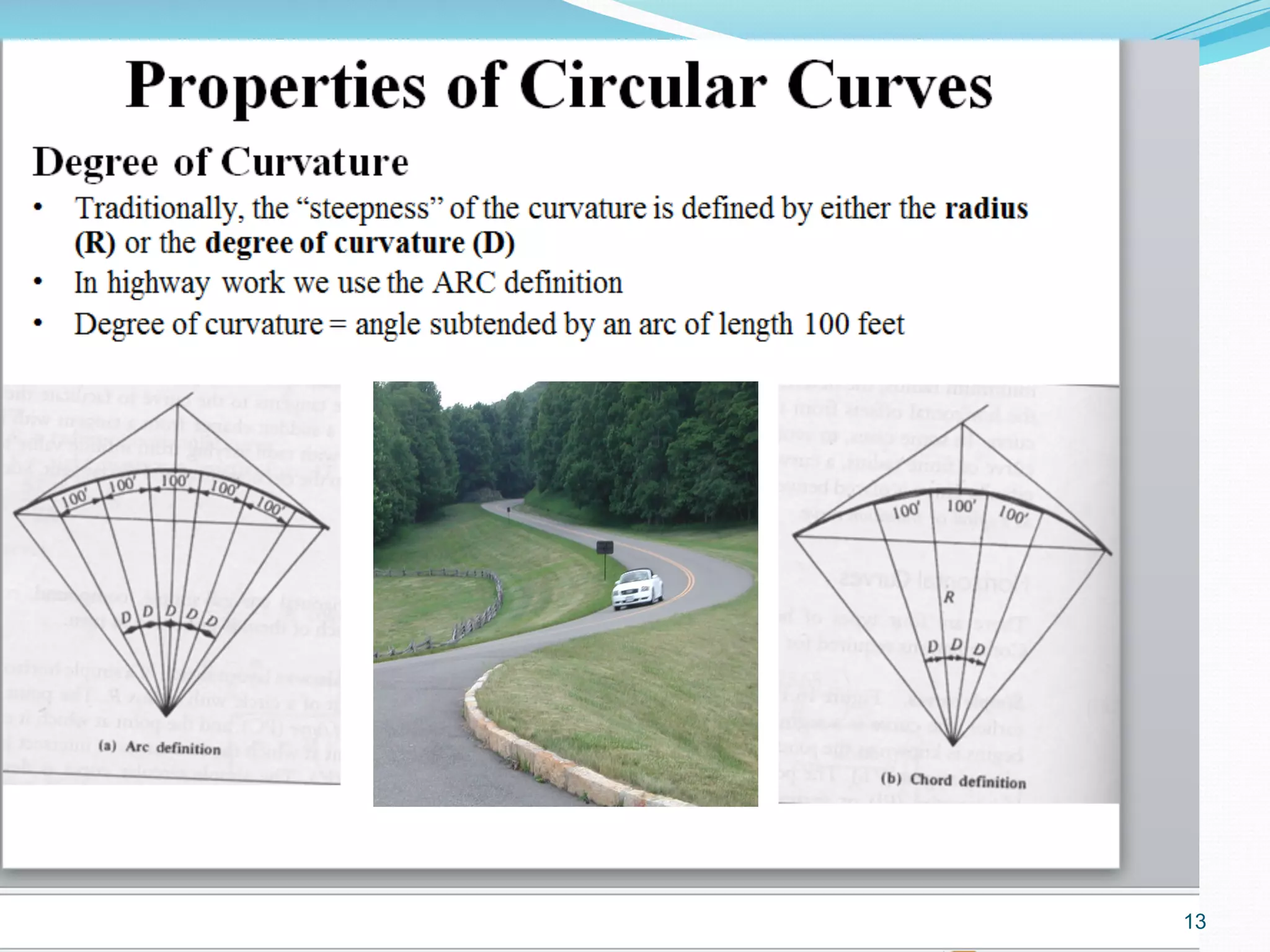 Location horizontal and vertical curves Theory | PDF