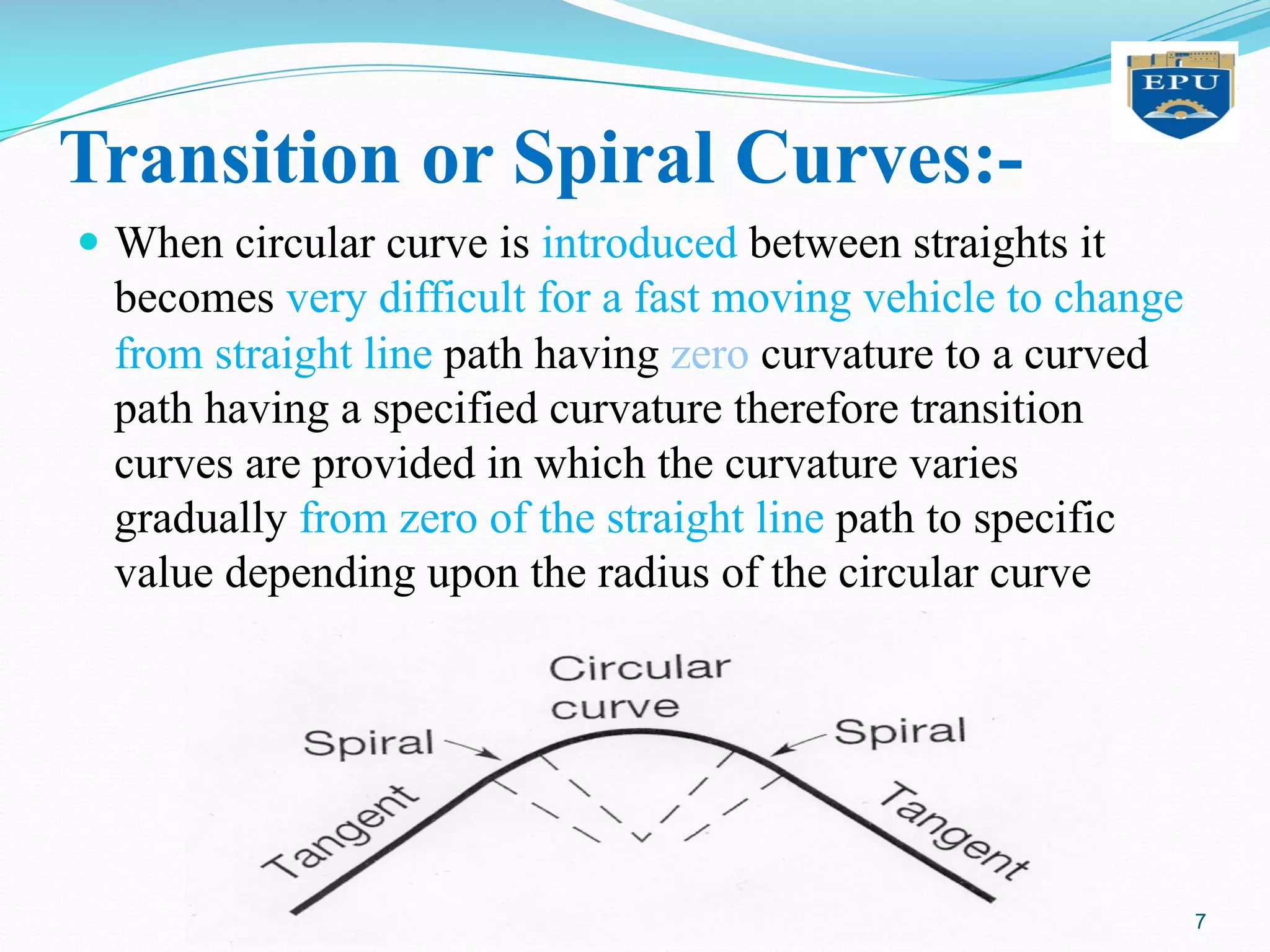 Location horizontal and vertical curves Theory | PDF