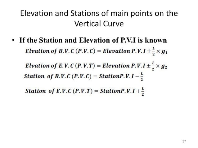 Location horizontal and vertical curves Theory | PDF