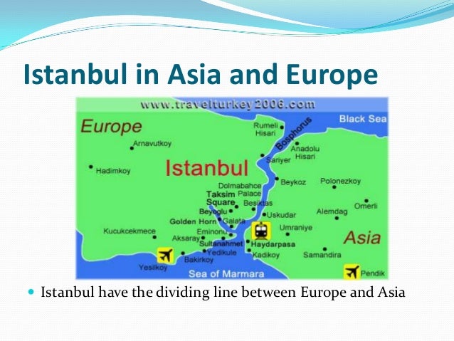 Location of istanbul in turkish