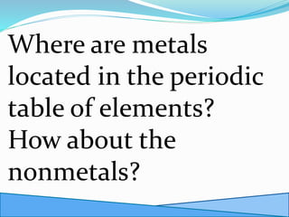 location of metals and nonmetals in the PTE.pptx