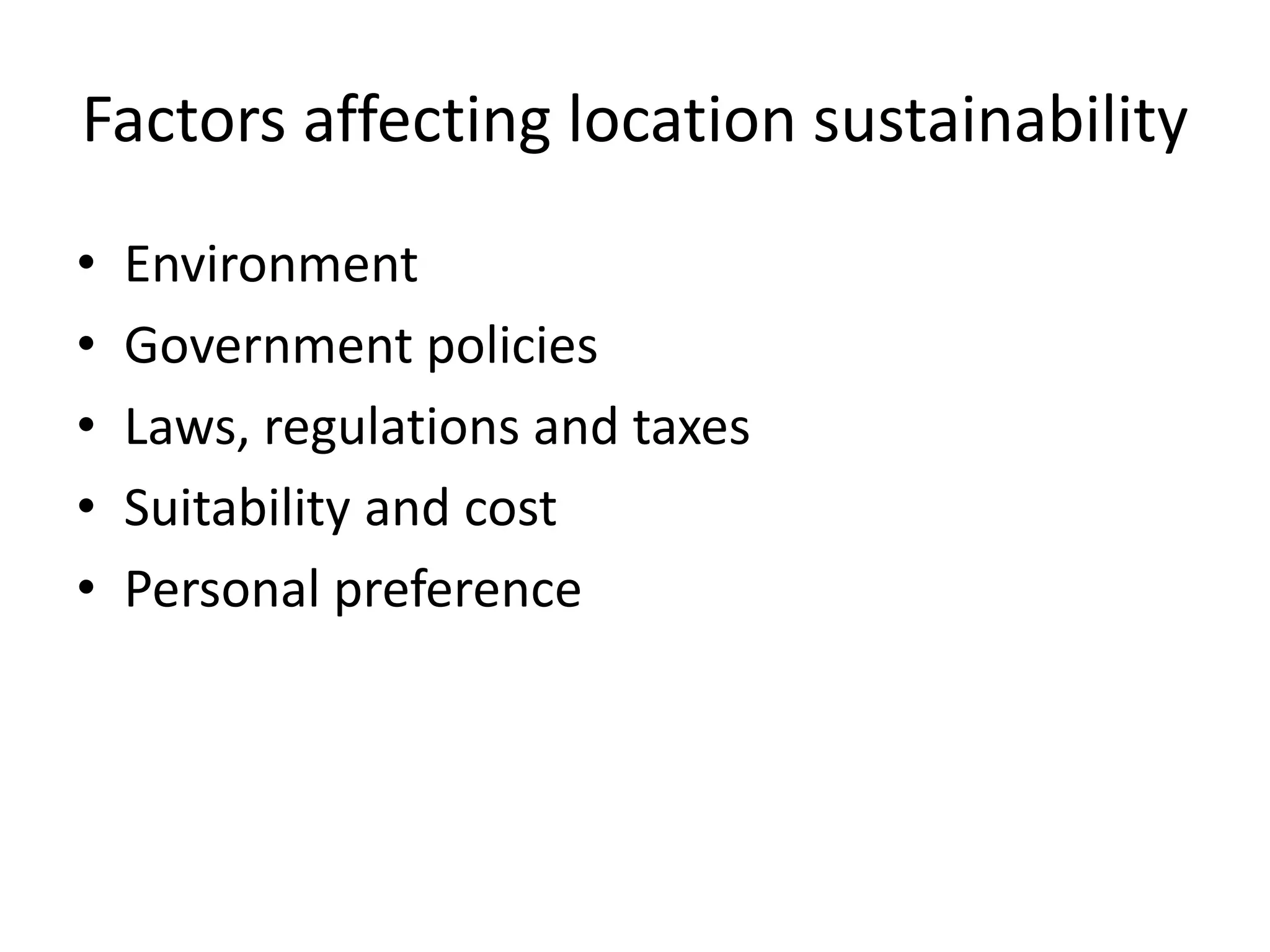 Location of small business | PPTX