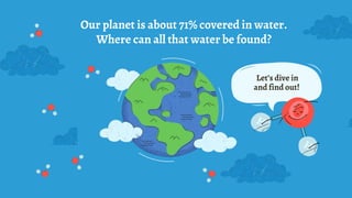 Location of Waters on Earth Activity Science Presentation in Blue Light ...