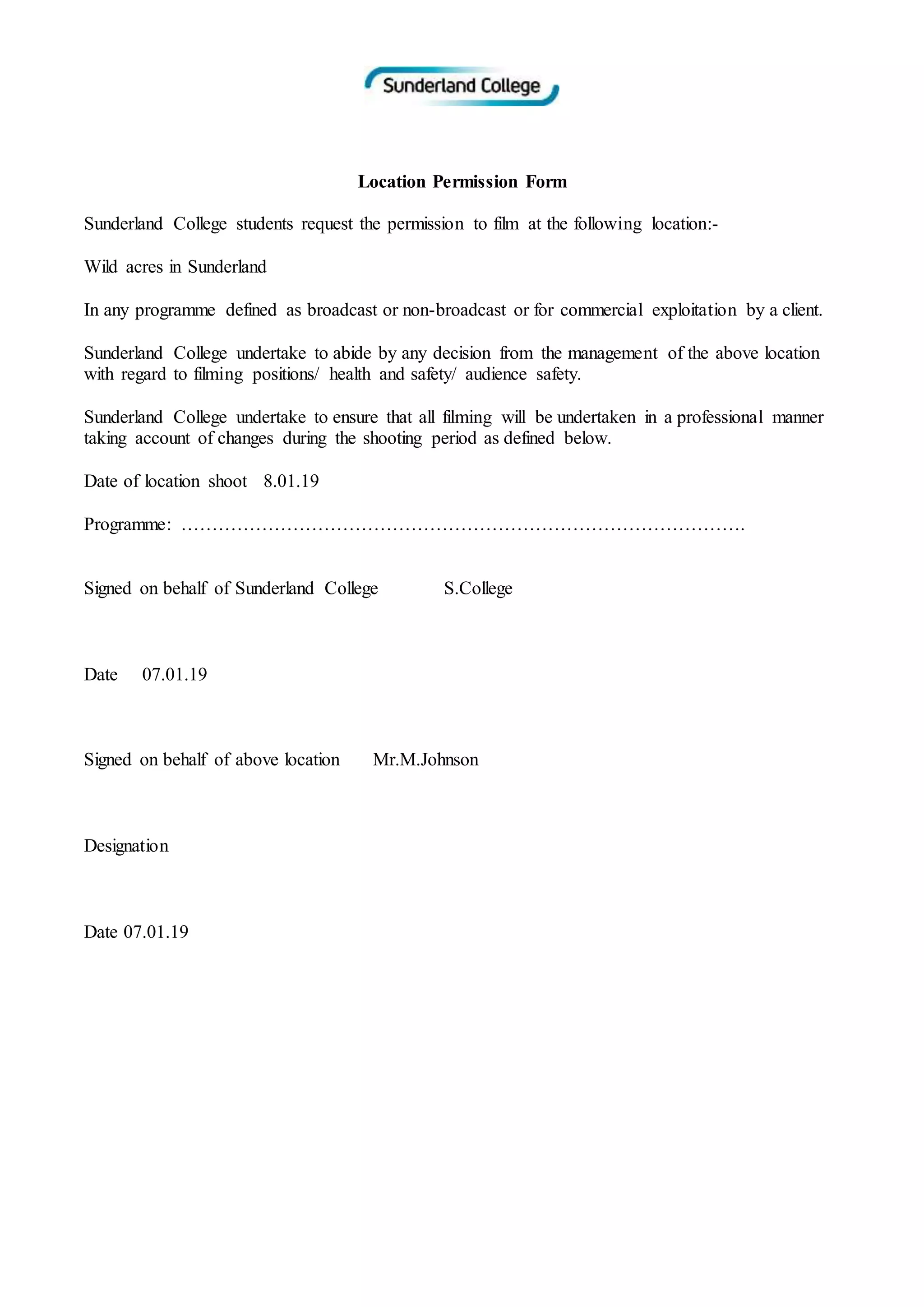 Location permission form.doc