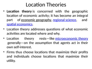 Location Planning and Analysis For managerial decisions | PPTX