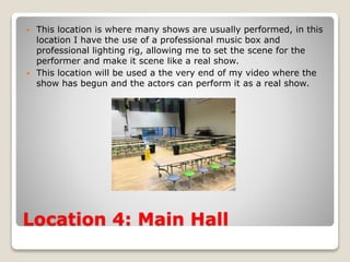 Location powerpoint | PPTX | Video Production | Content Production