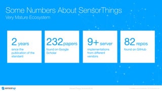 Actionable Insights from Multi-sensor IoT Systems using the OGC SensorThings API | PPT