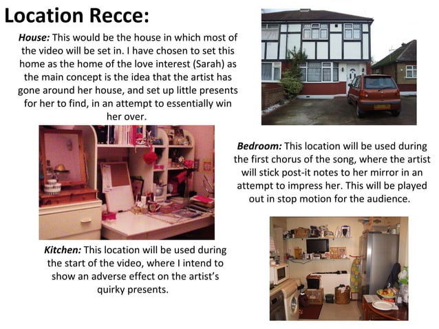 Location Recce | PPT