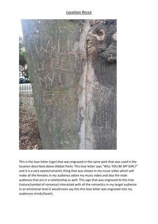 Location recce | DOCX