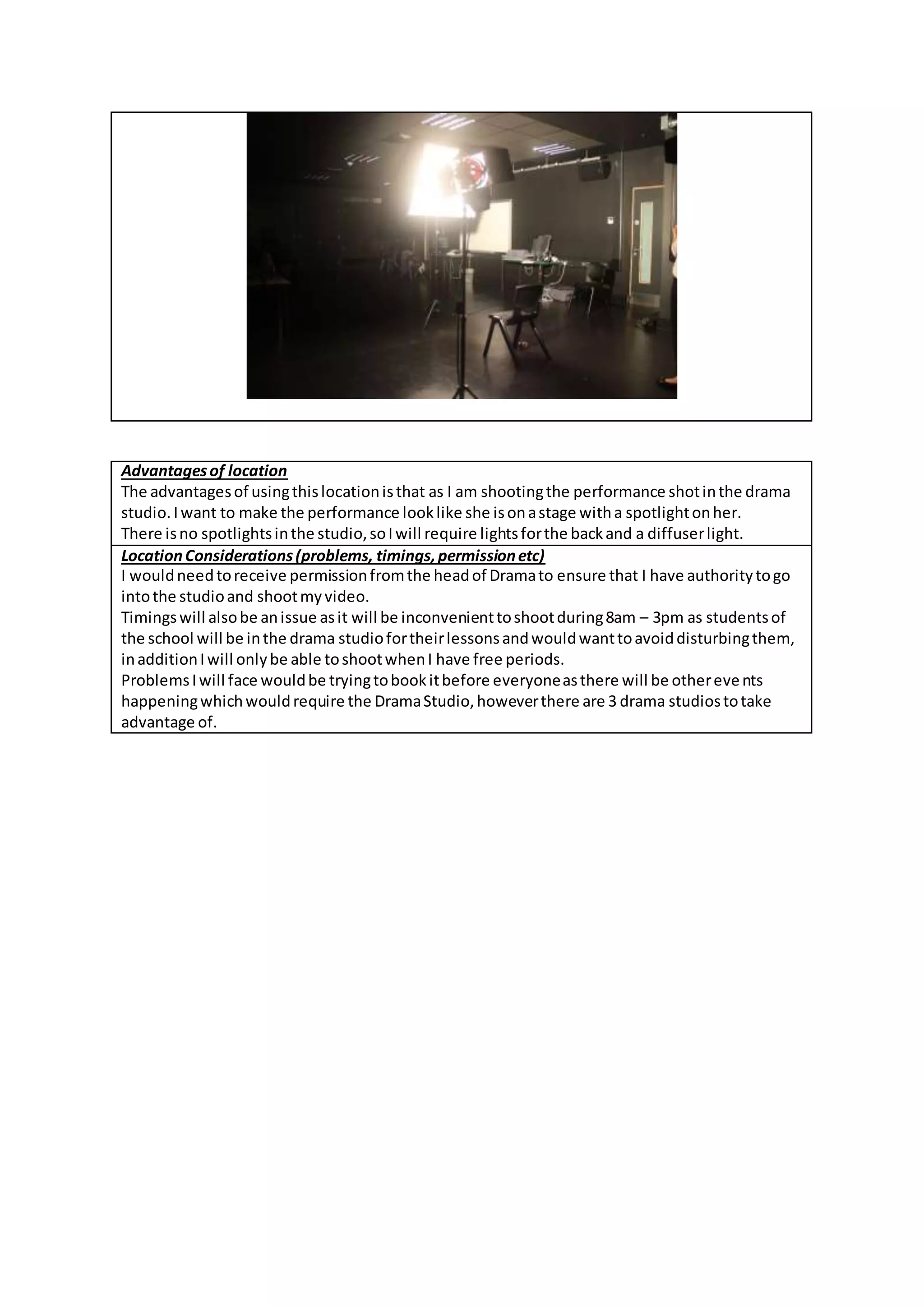 Location recce | DOCX