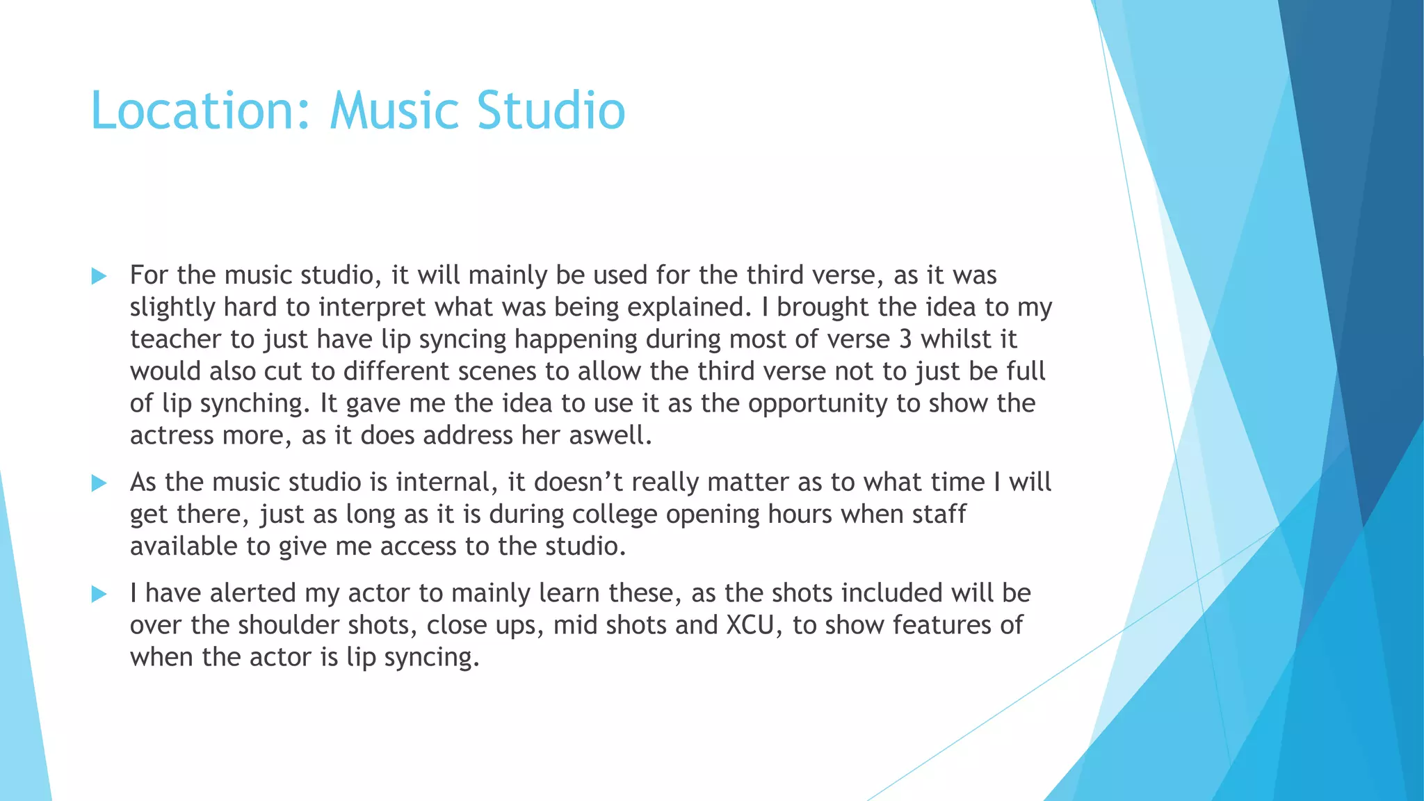 Location recce | PPT