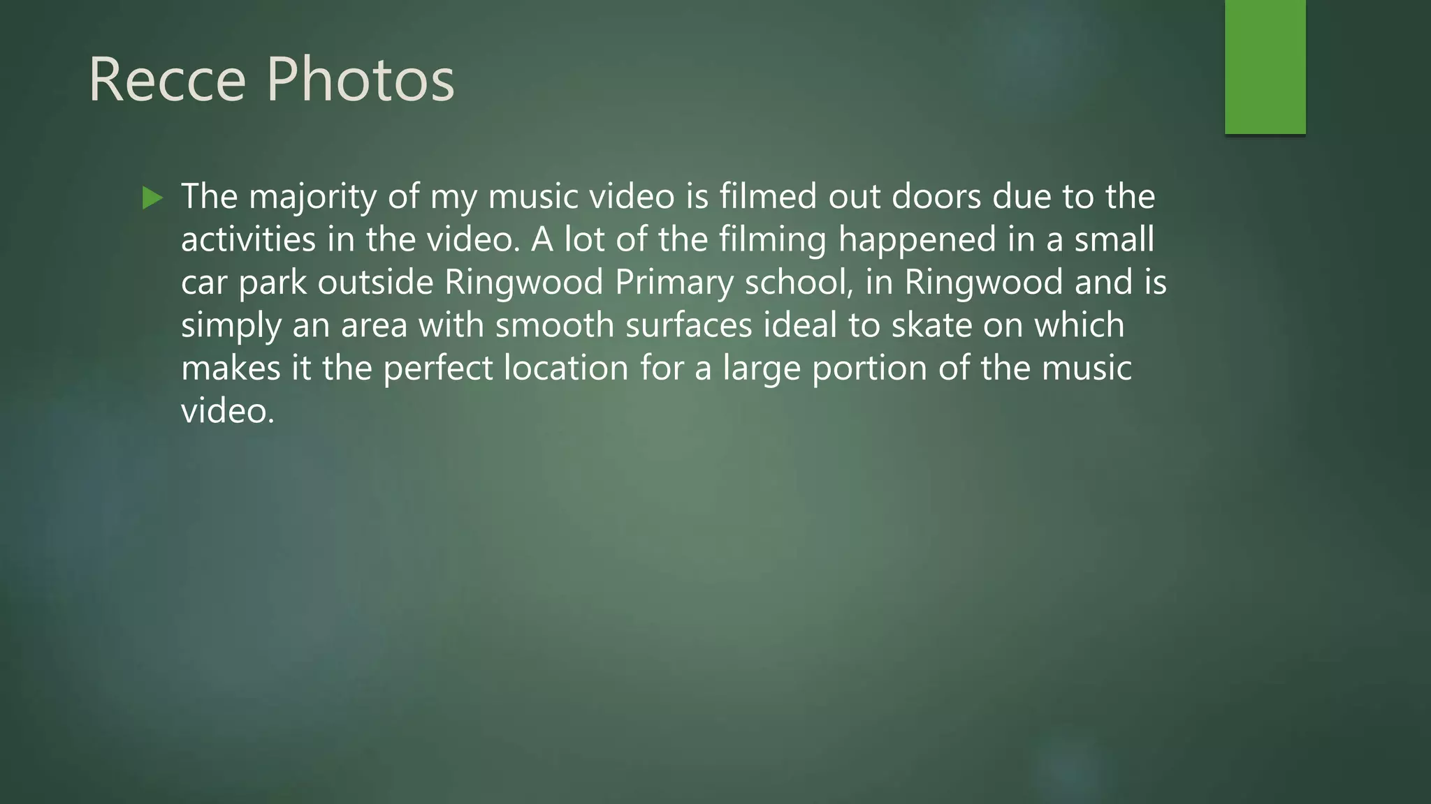 Location recce | PPT