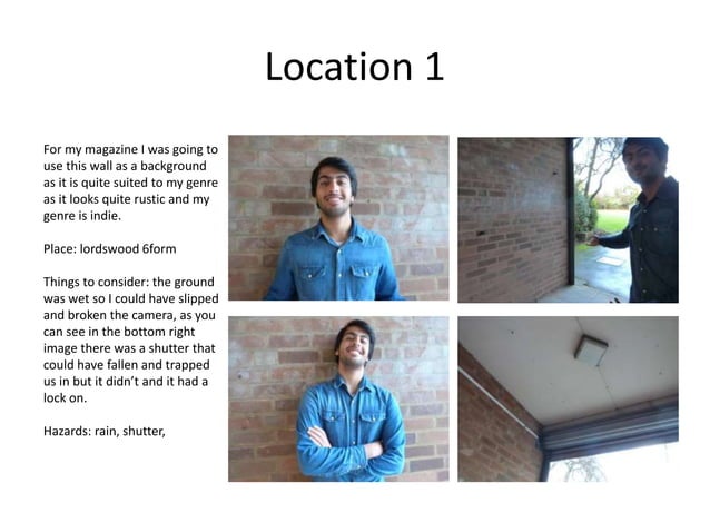 Location recce's | PPTX