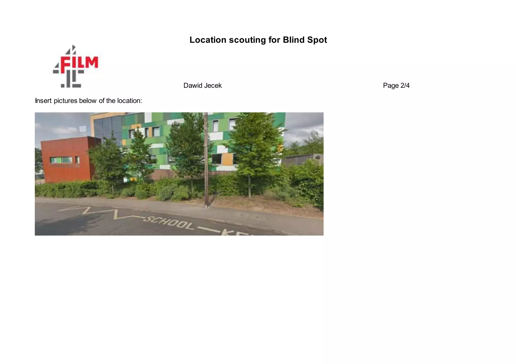 Location recce template | PPT