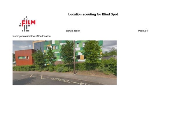 Location recce template | PPT