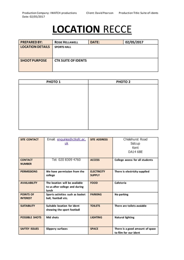 Location reece 1 | PDF