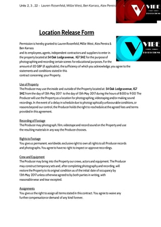 Location release form | DOCX